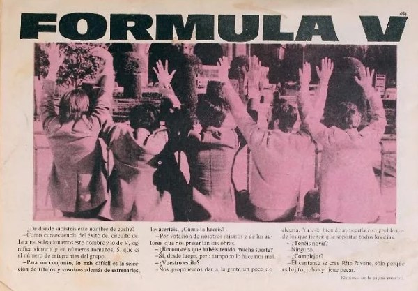 Fórmula V – Pioneros MADRILEÑOS DEL POP